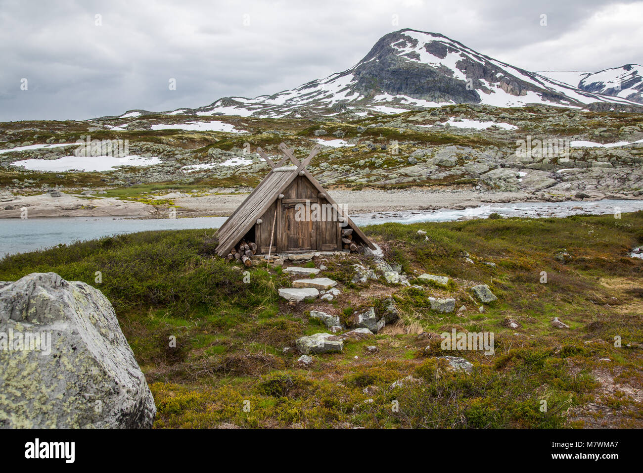 Remains of the reality show 'Den siste viking' (The last viking) shot ...