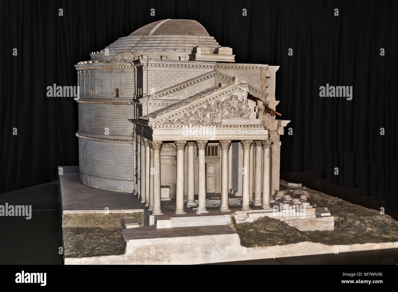 sculptured model of the Pantheon of Rome by Georges Chedanne Museum of ...