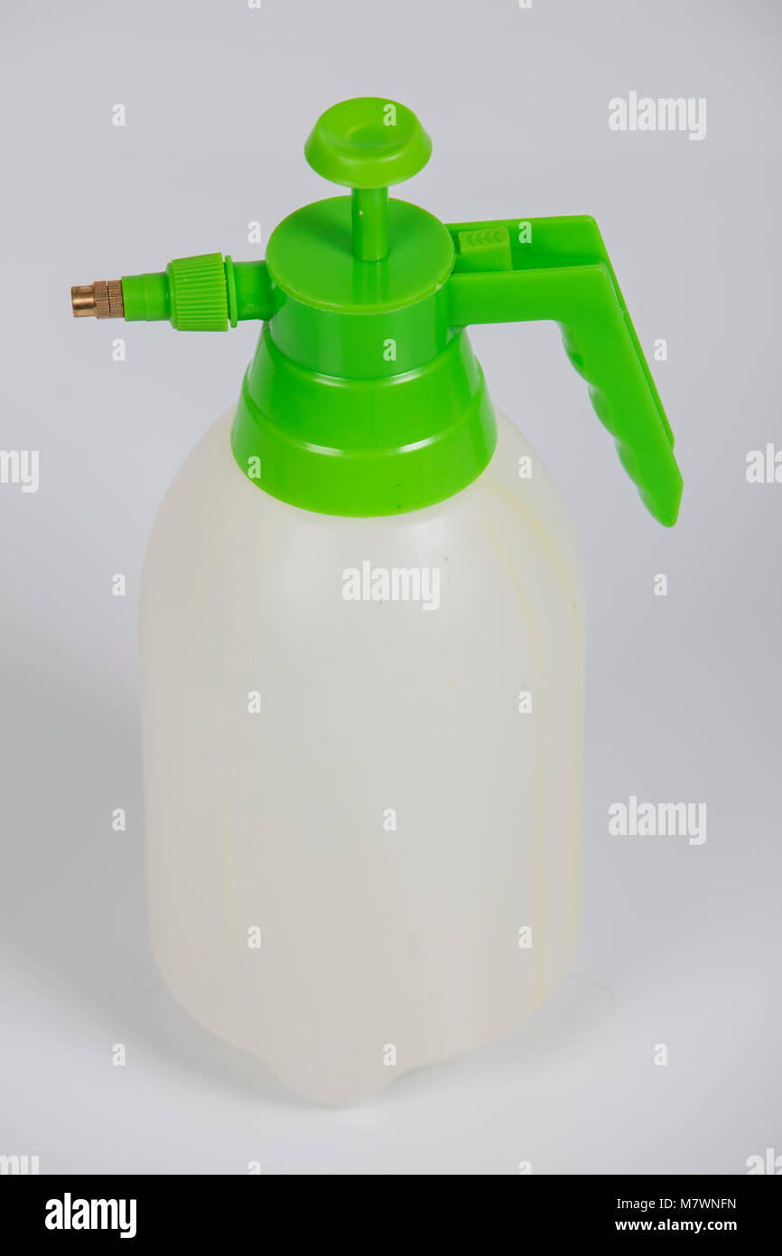 insecticide sprayers on isolated white background Stock Photo - Alamy