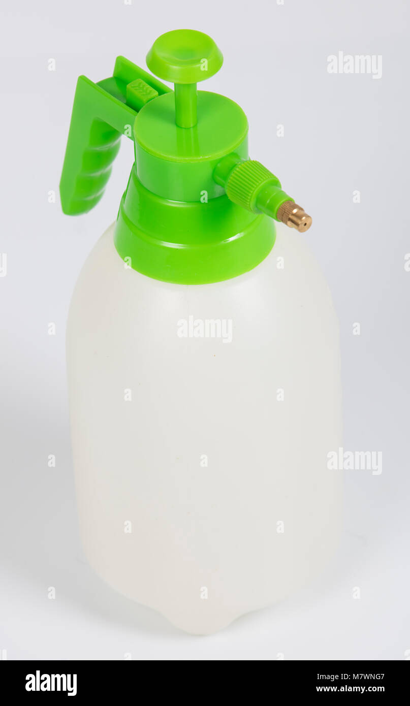 insecticide sprayers on isolated white background Stock Photo - Alamy