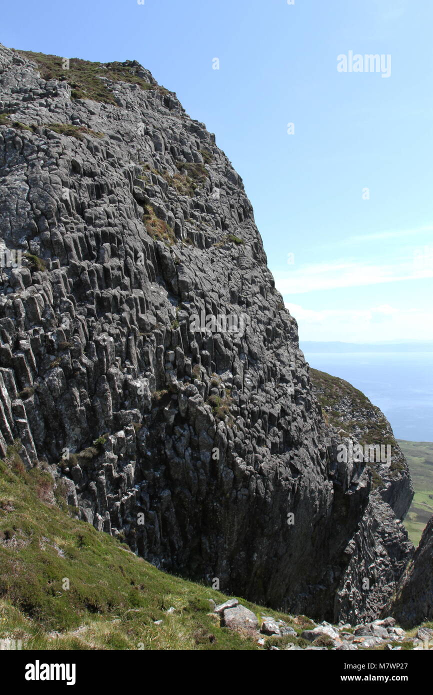 Peak of An Sgurr Isle of Eigg Scotland May 2012 Stock Photo - Alamy