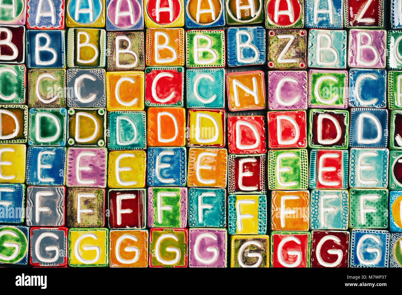 Handmade Ceramic Letters