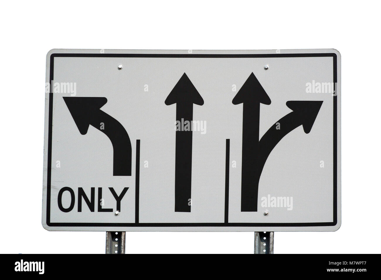 Direction arrows pointing the way Cut Out Stock Images & Pictures - Alamy