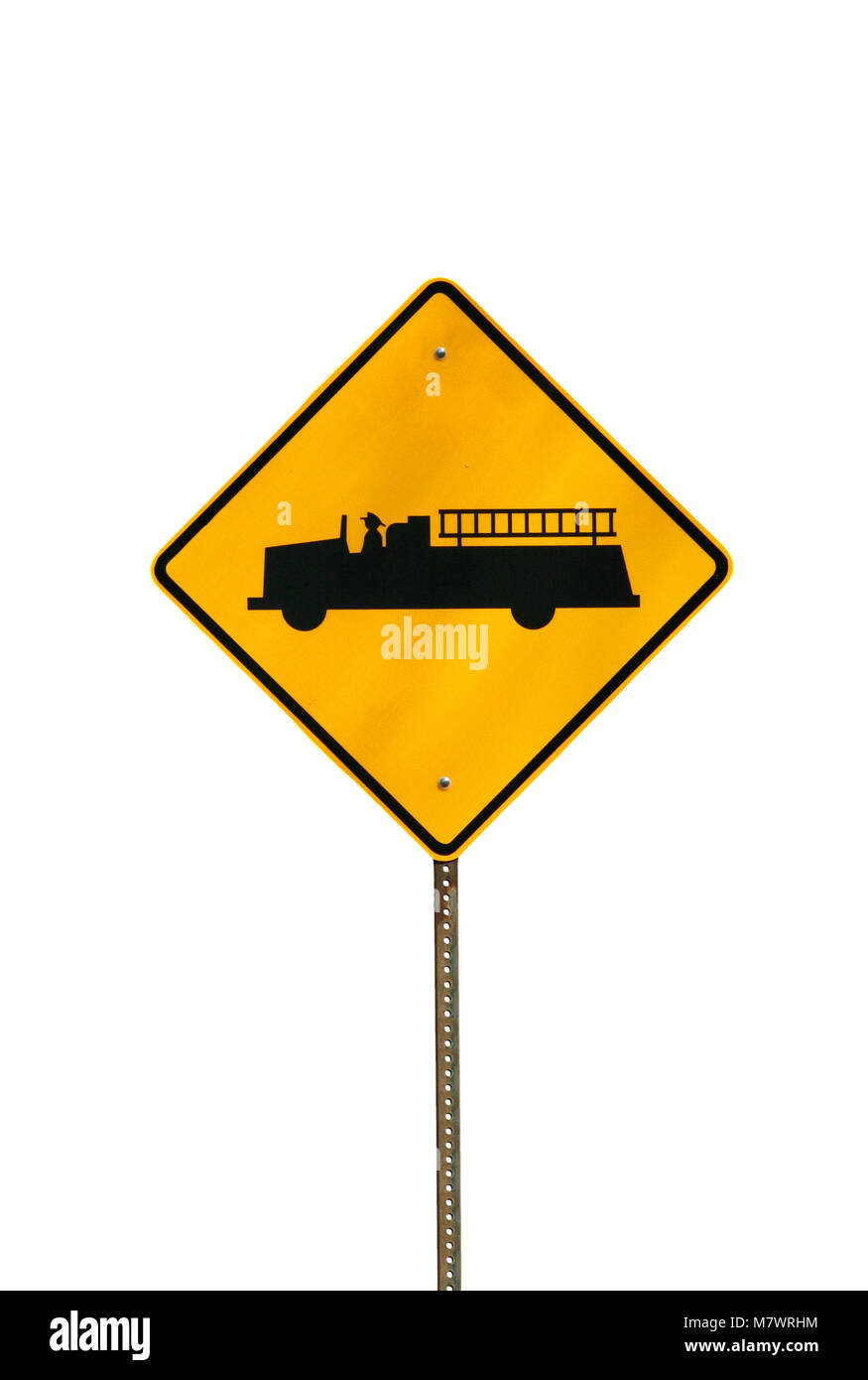 Fire truck sign hi-res stock photography and images - Alamy