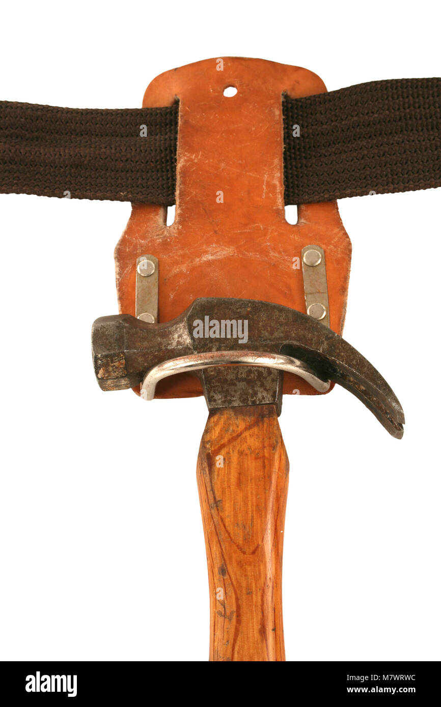Hammer on a tool belt hi-res stock photography and images - Alamy