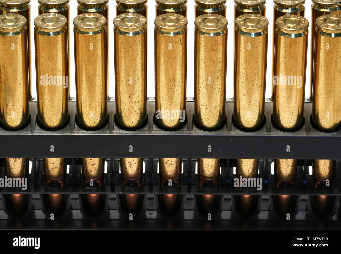 A Isolated 30-06 bullets on white Stock Photo - Alamy