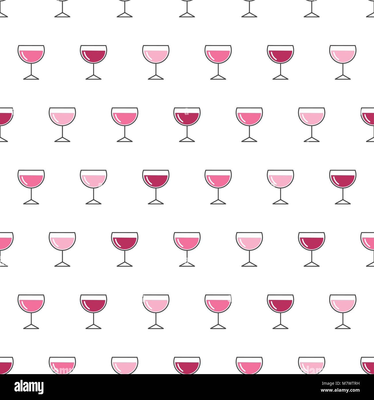Seamless pattern background in alcoholic beverages. Alcohol vector ...