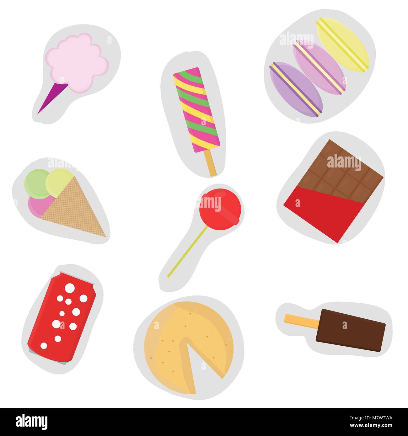 Candy icon sweets children Stock Vector Images - Alamy