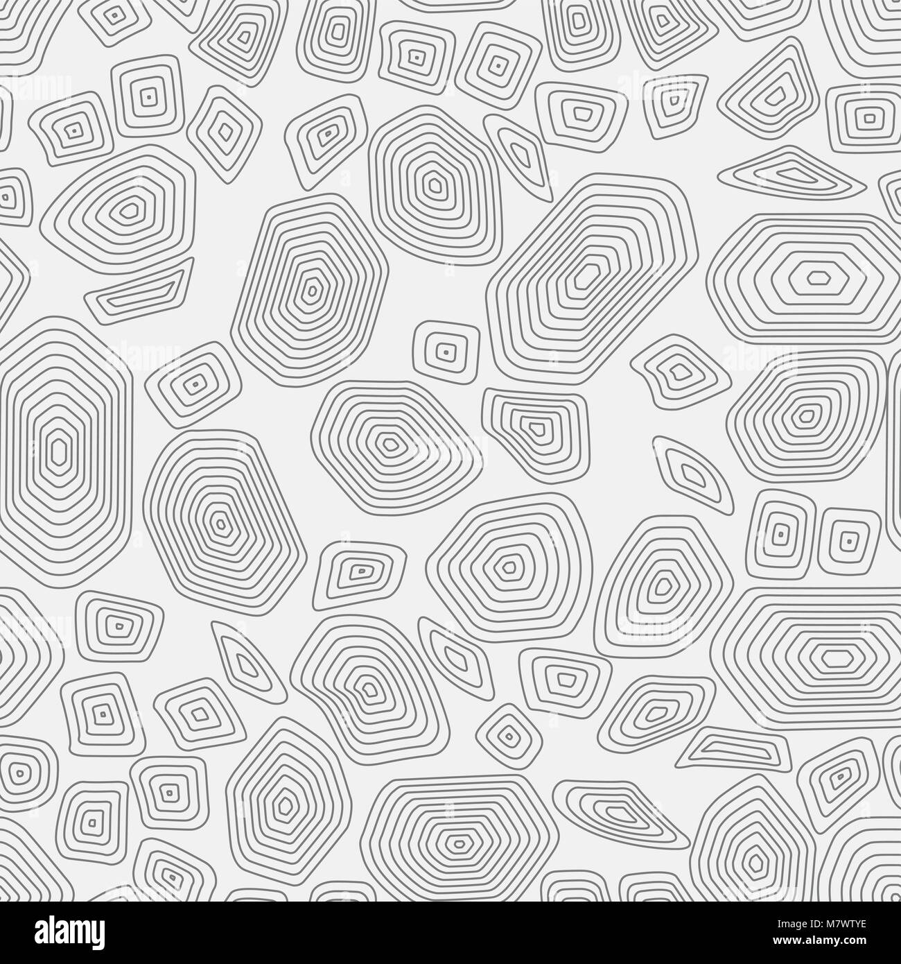 Turtle Seamless Pattern Background Gray Tortoise Vector Illustration
