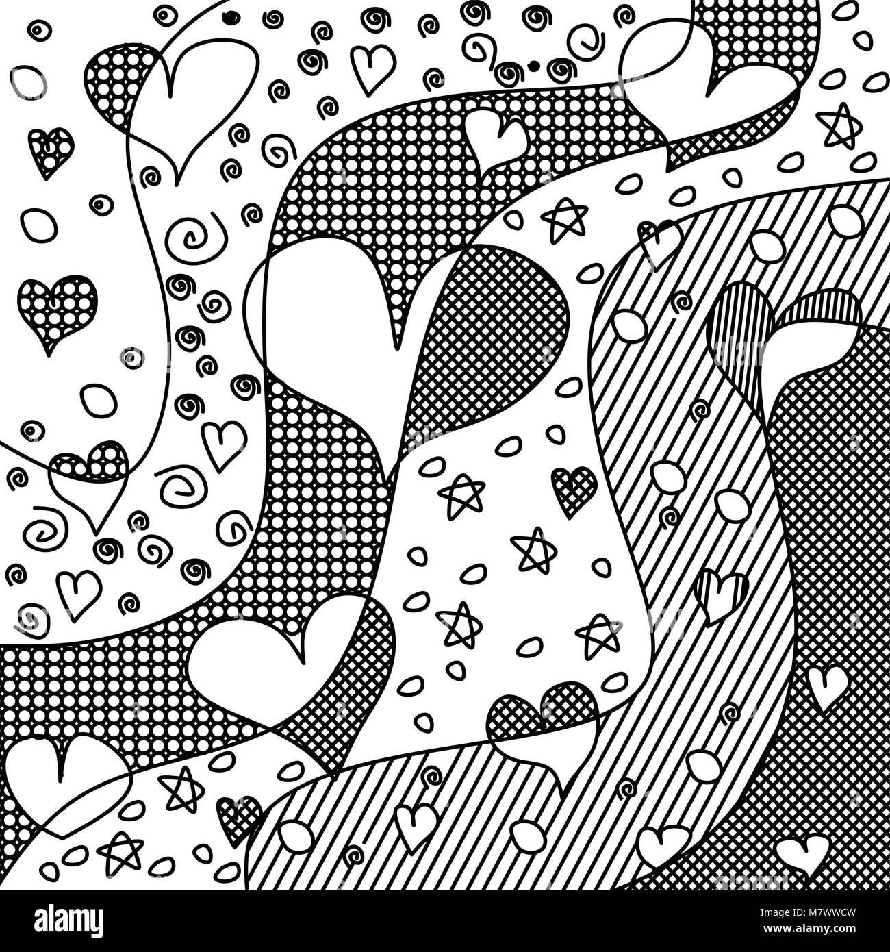 Love Patterns Zentangle