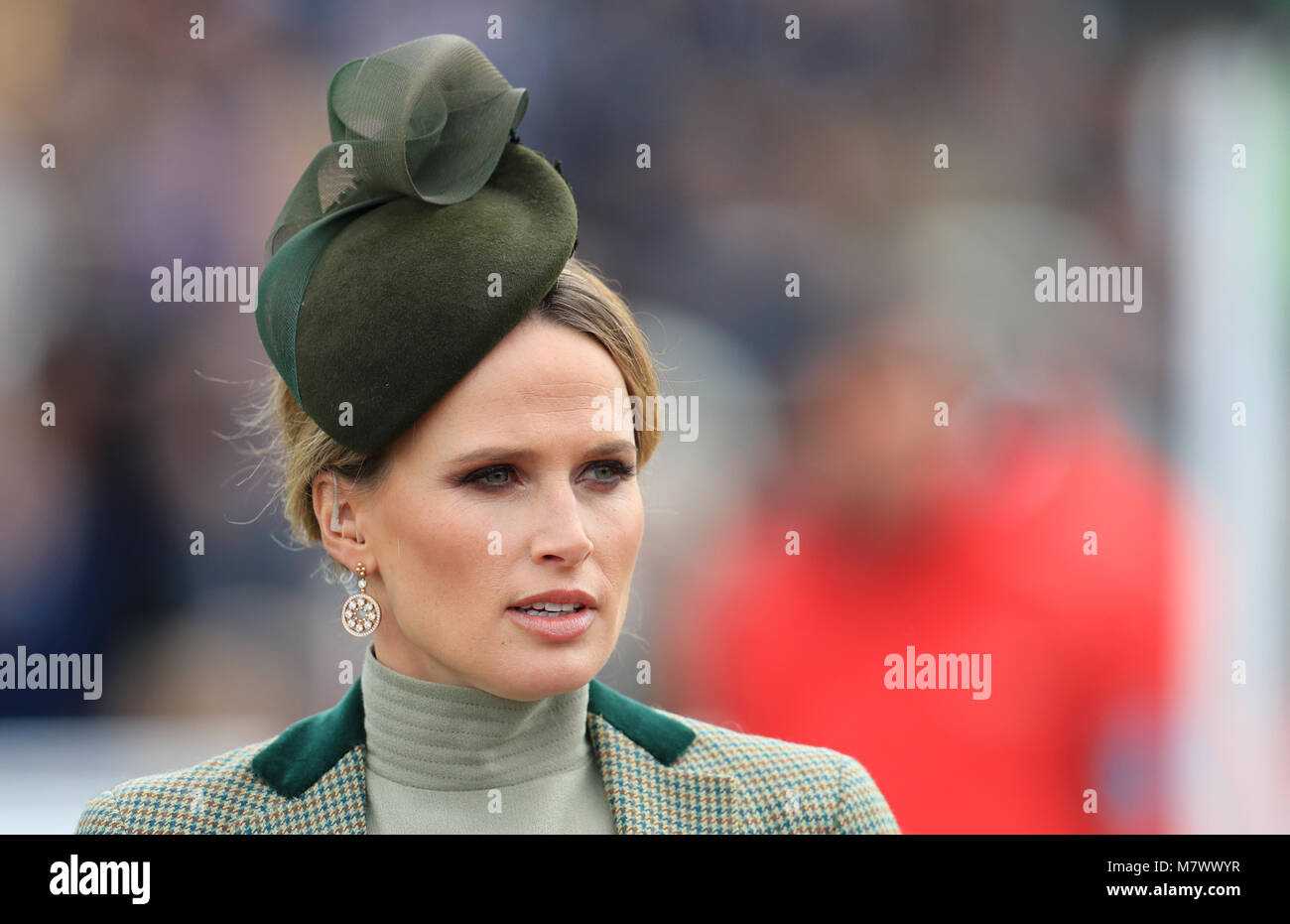 ITV Racing presenter Francesca Cumani during Champion Day of the 2018 ...