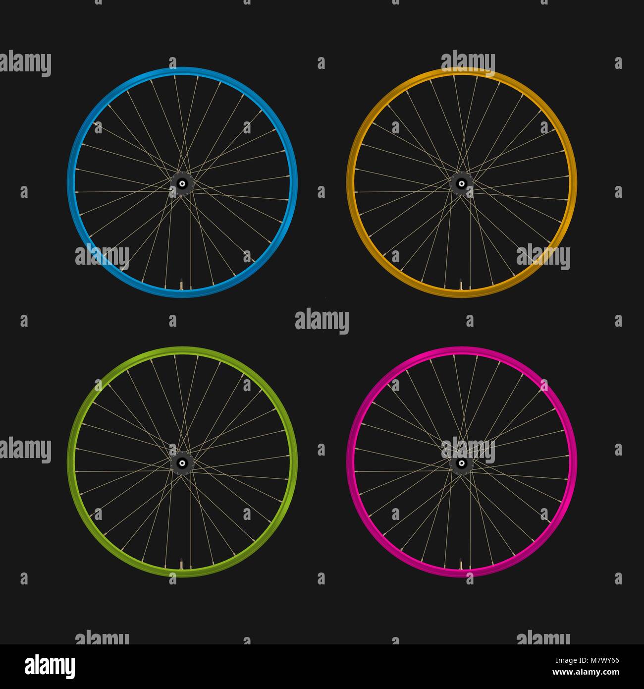 Rims Stock Vector Images - Alamy