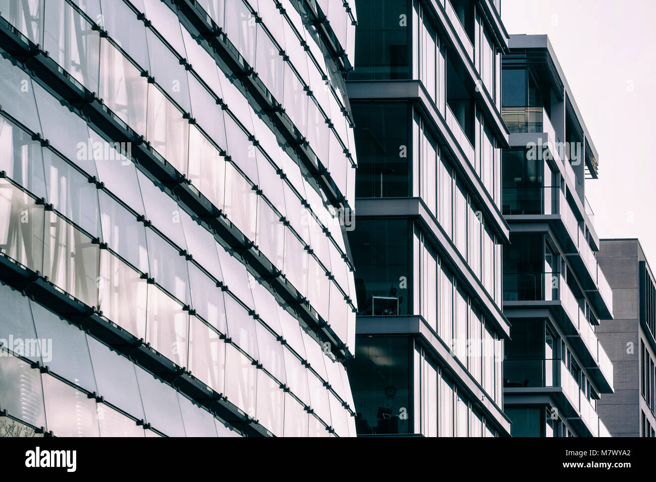 Facades of modern office buildings hi-res stock photography and images ...