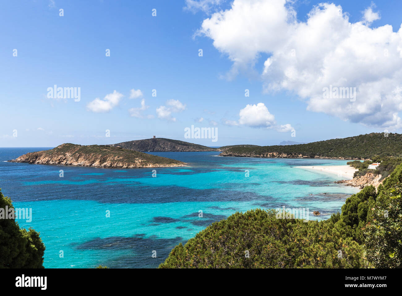 Chia beach sardinia italy hi-res stock photography and images - Alamy