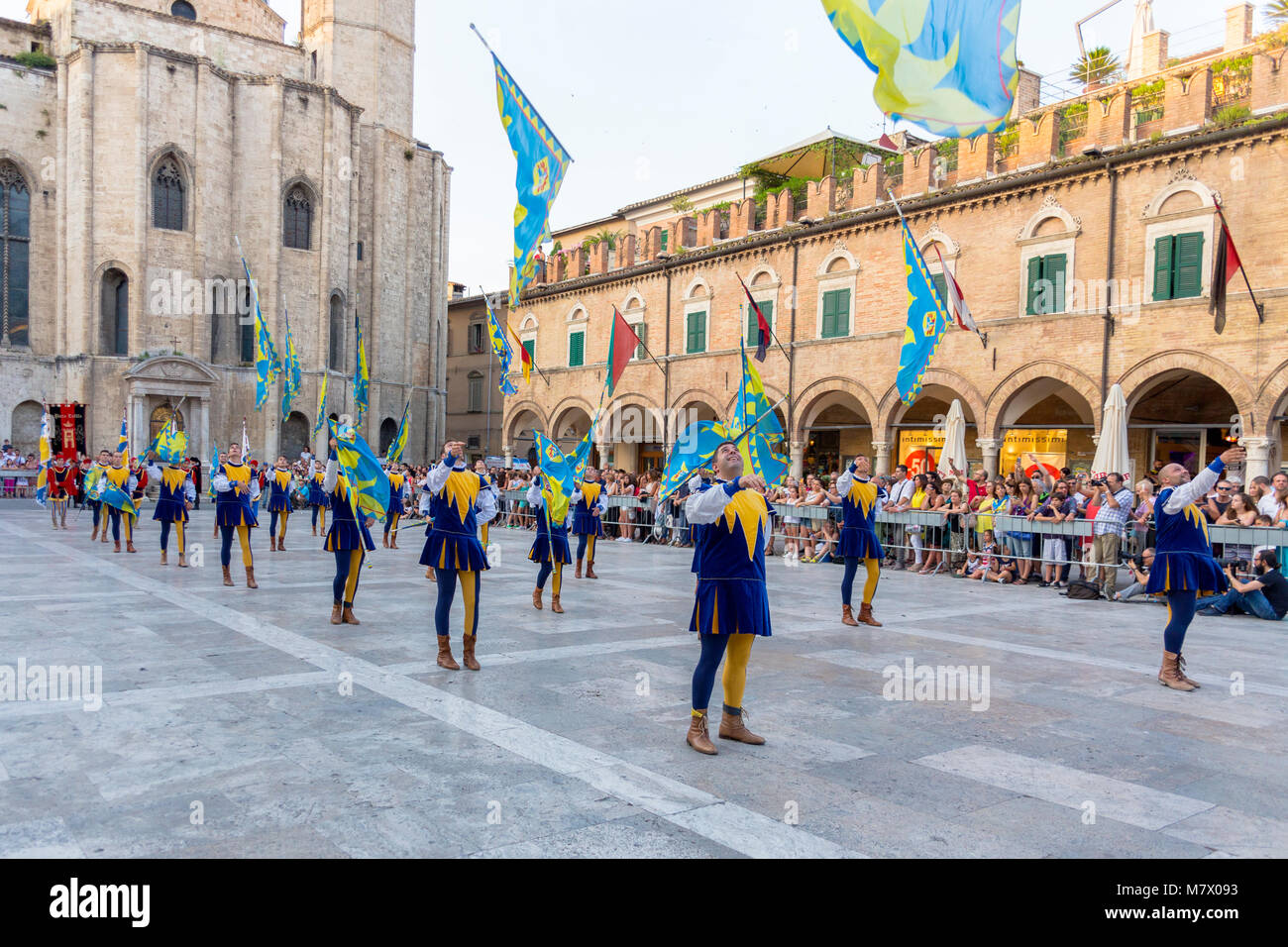 The Quintana joust, ancient historical celebration of Ascoli Piceno ...