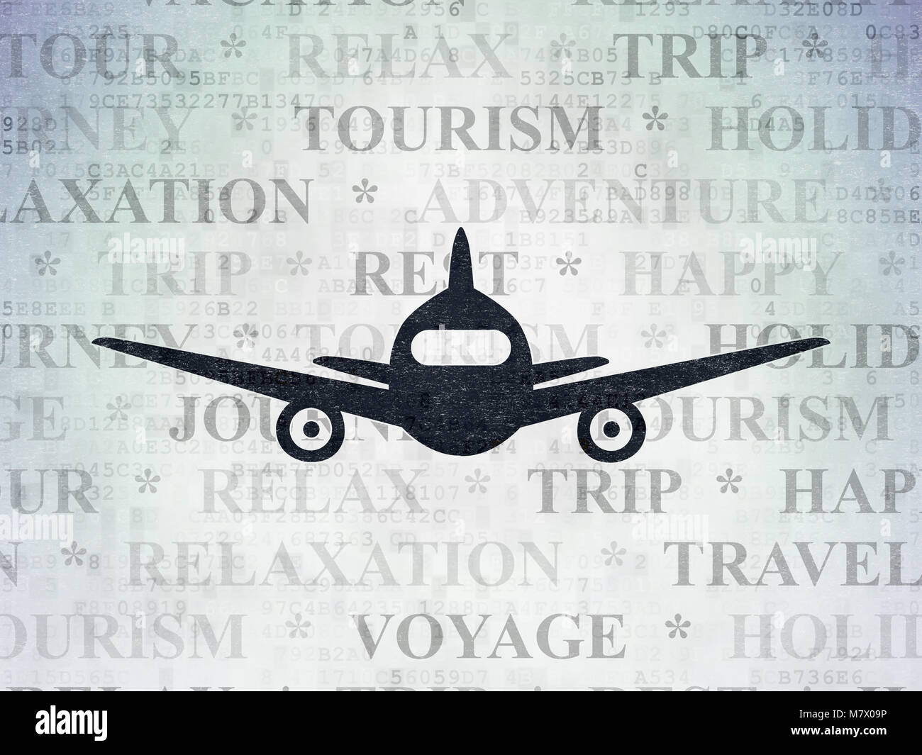 Airplane concept word cloud background hi-res stock photography and ...