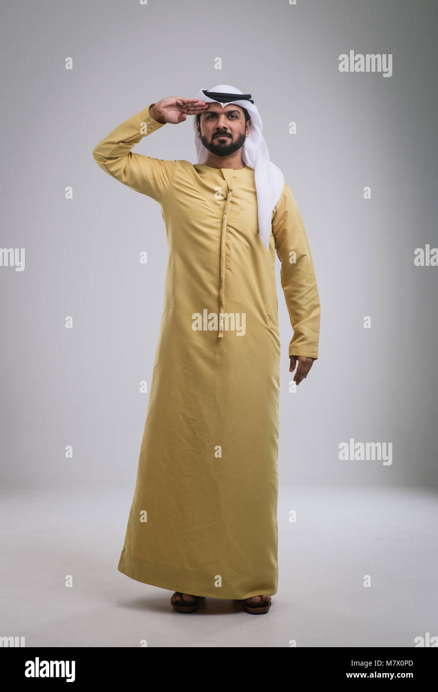 Arabic handsome man studio portraits Stock Photo - Alamy