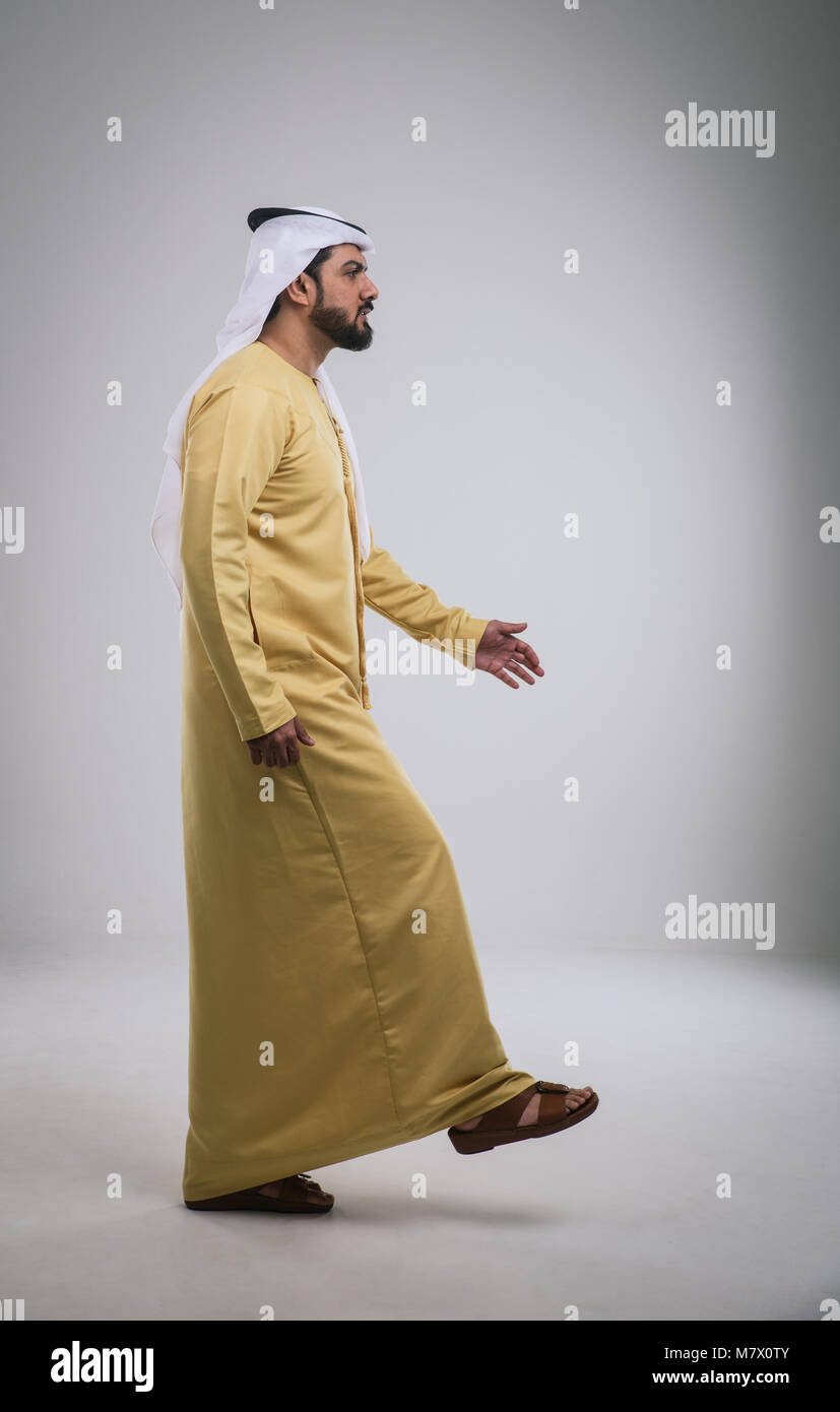 Arabic handsome man studio portraits Stock Photo - Alamy