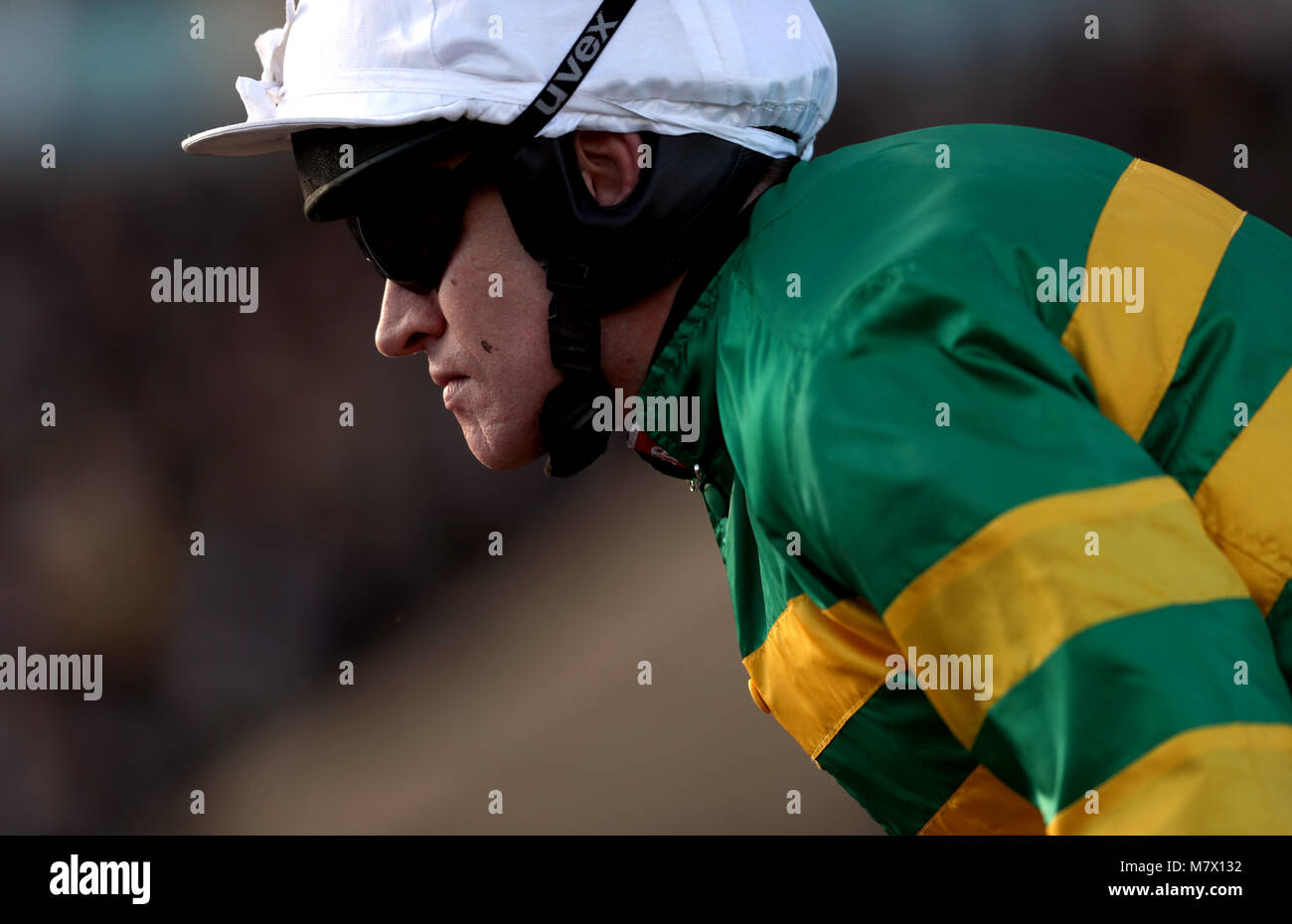 Jockey Barry Geraghty during Champion Day of the 2018 Cheltenham ...