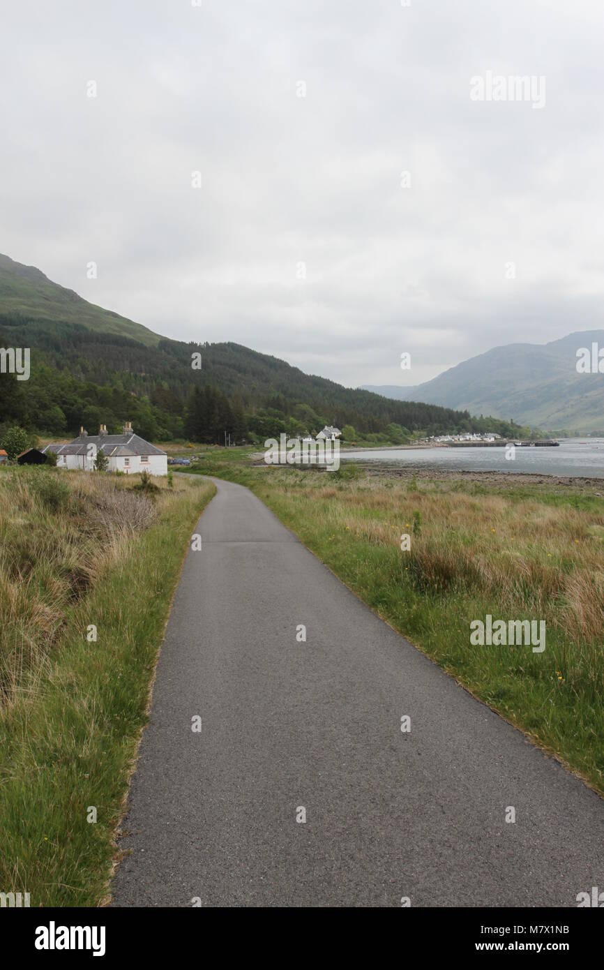 Inverie street scene Knoydart Scotland May 2012 Stock Photo - Alamy
