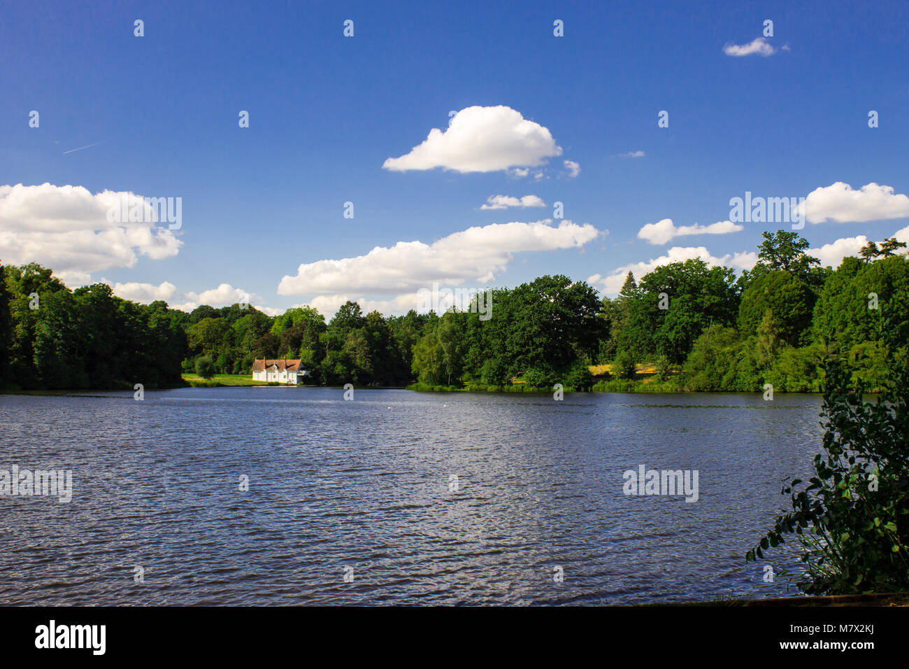 LONDON, UK -28th Aug 2016: Virginia Water Lake at the Windsor Great ...