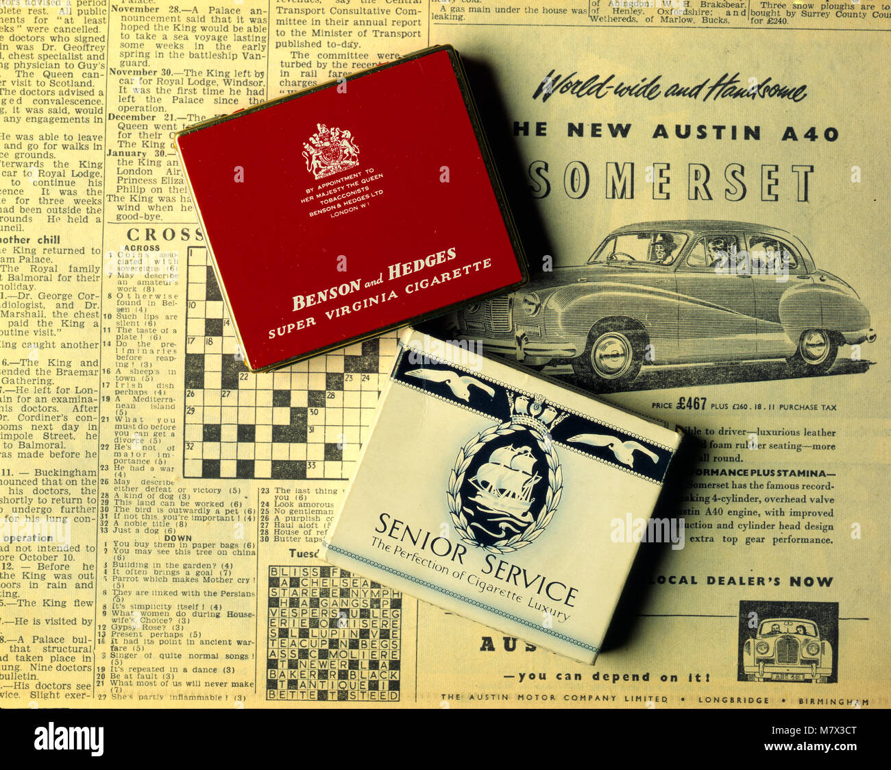 Vintage cigarette packaging Stock Photo - Alamy