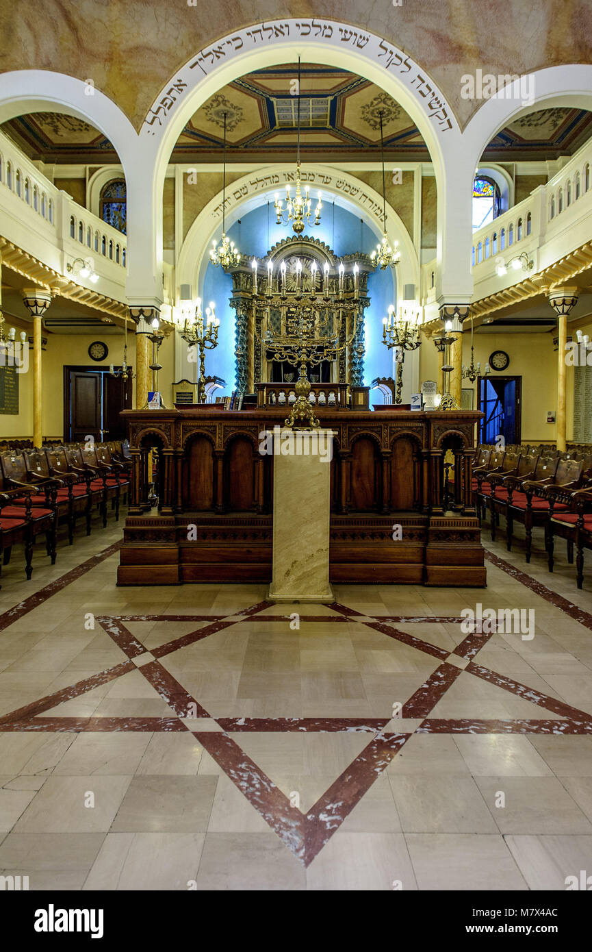 Nice (south eastern France, French Riviera): the Great Synagogue Stock ...