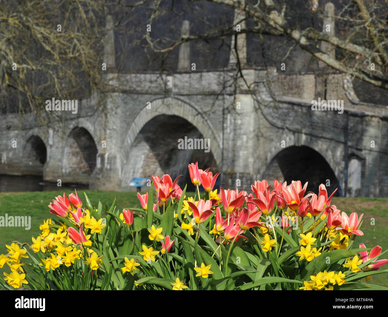 Wade's Bridge, Aberfeldy, Perthshire, Scotland, 8th April 2015 Stock ...