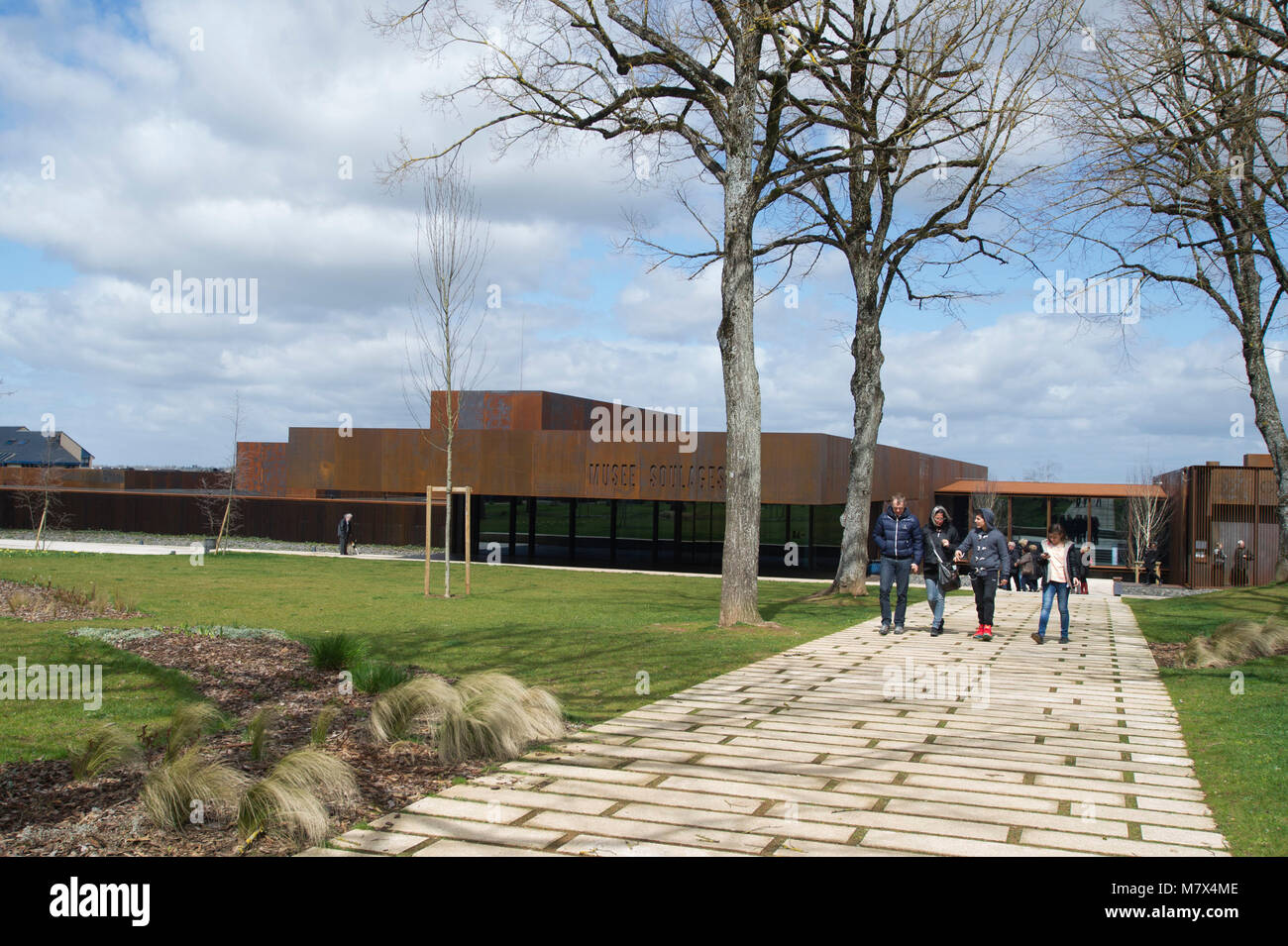 The Soulages Museum in Rodez, contemporary art museum dedicated to the ...