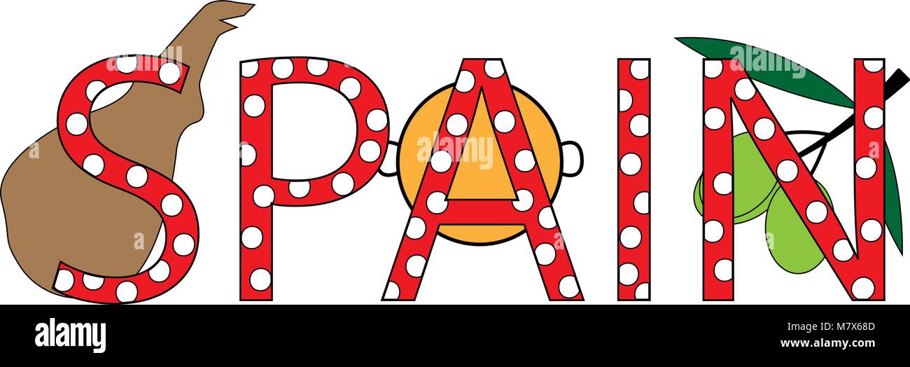 Spain tourism logo hi-res stock photography and images - Alamy