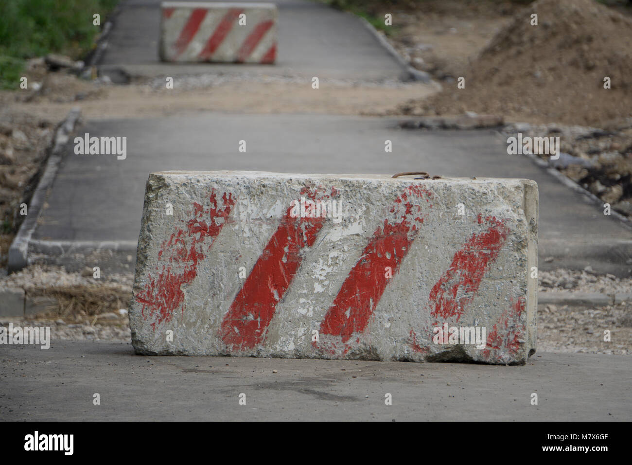 A stop sign, the landscape is closed Stock Photo - Alamy
