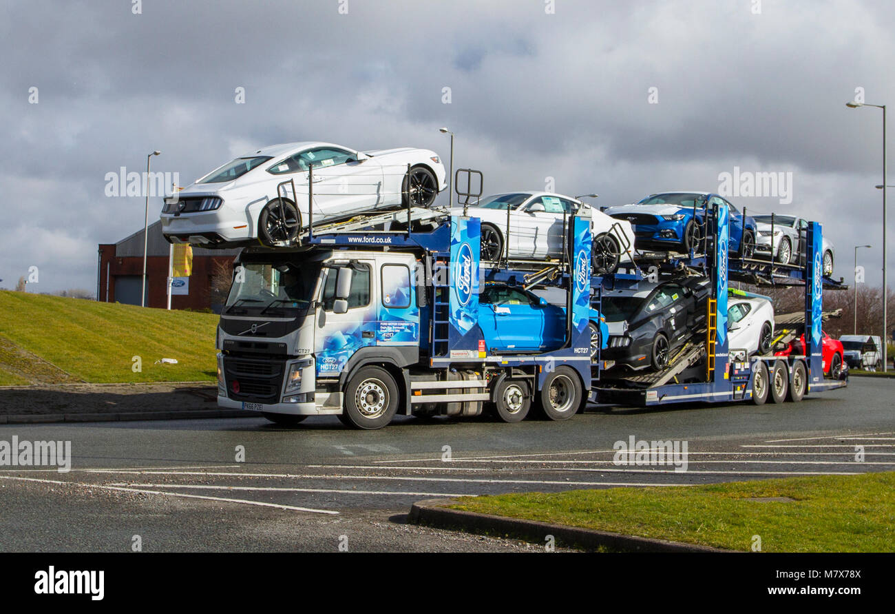 Car Carrier vehicle transporter for the Ford Motor Company, Halewood ...