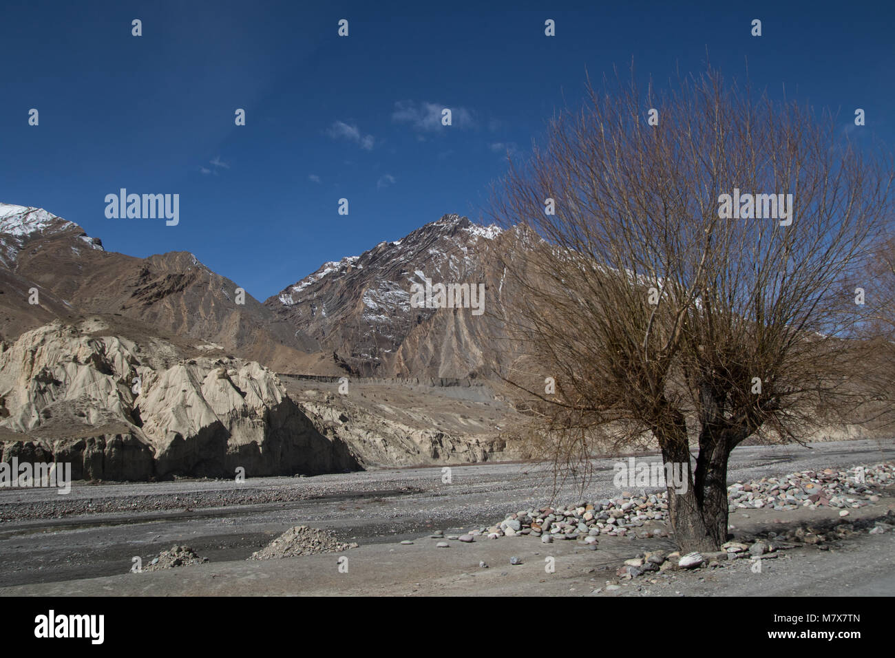 Landscape at Kaza Stock Photo - Alamy