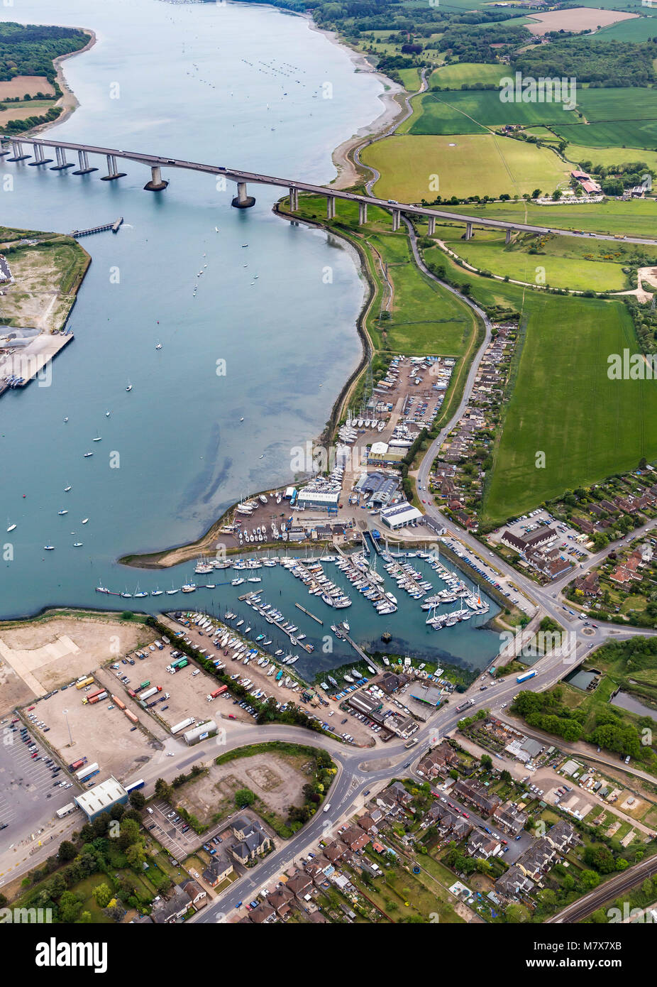 Orwell bridge hi-res stock photography and images - Alamy