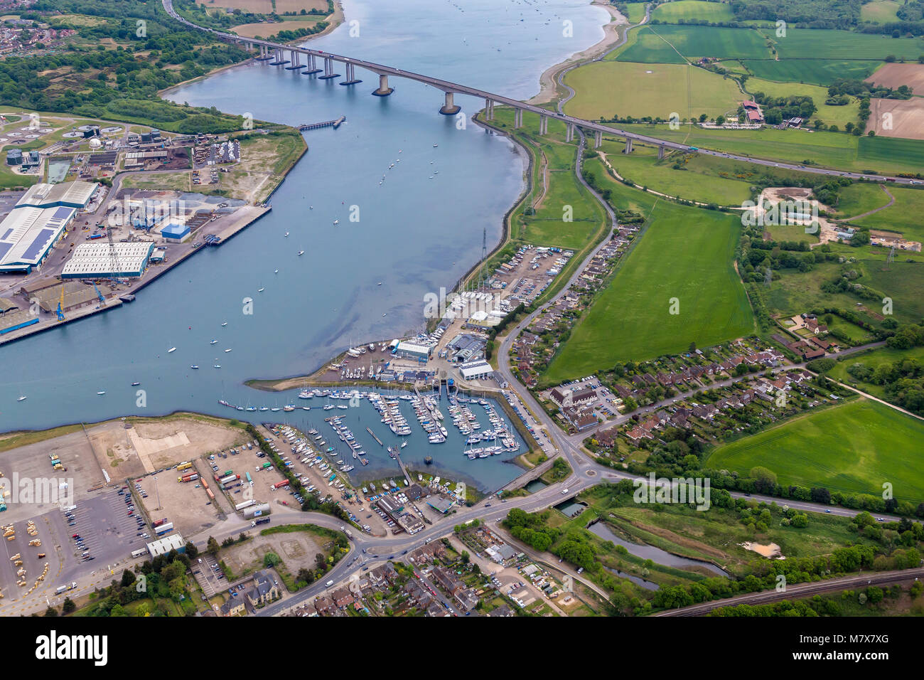 Orwell bridge hi-res stock photography and images - Alamy