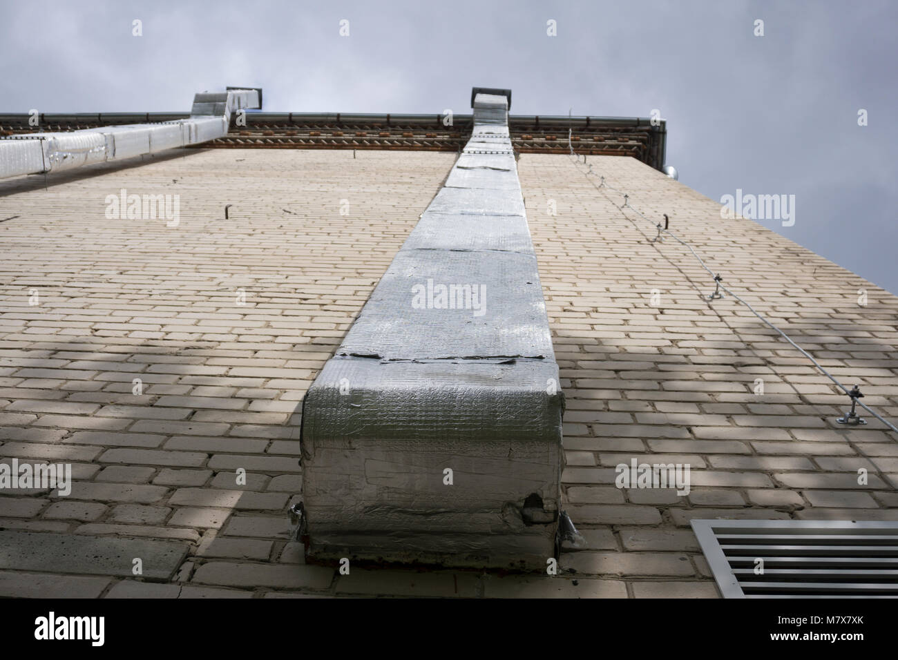 The factory air intake tube Stock Photo - Alamy