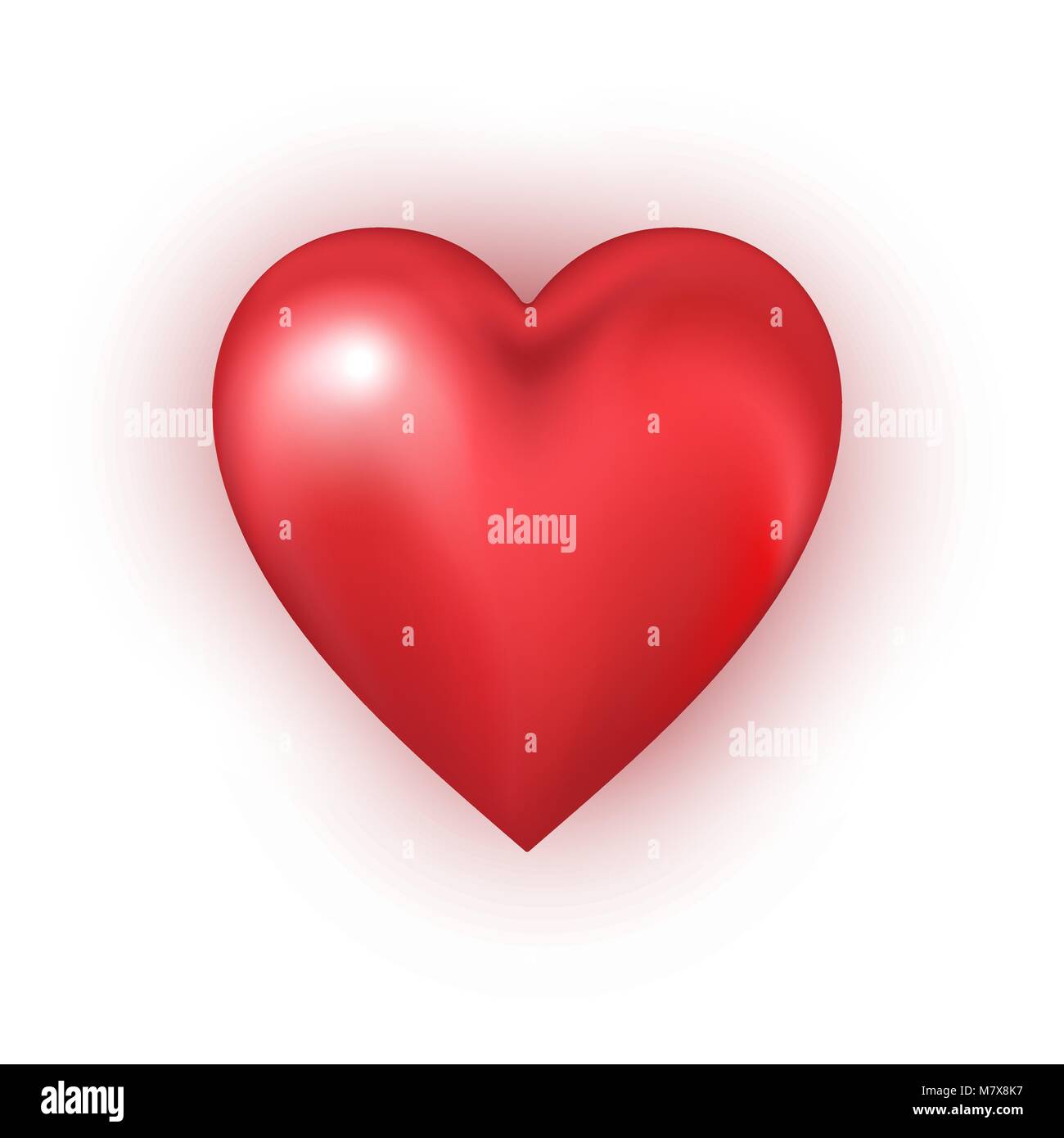 Close up white heart Stock Vector Images - Alamy