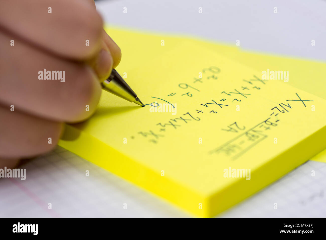 Sticky Notes Child Learning High Resolution Stock Photography and ...