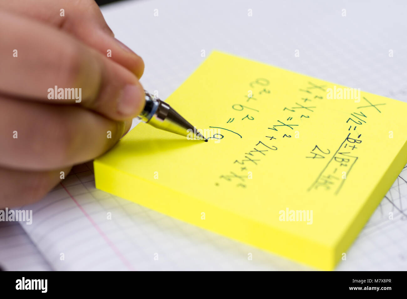 Student Hand With Pencil On Desk Stock Photos & Student Hand With ...