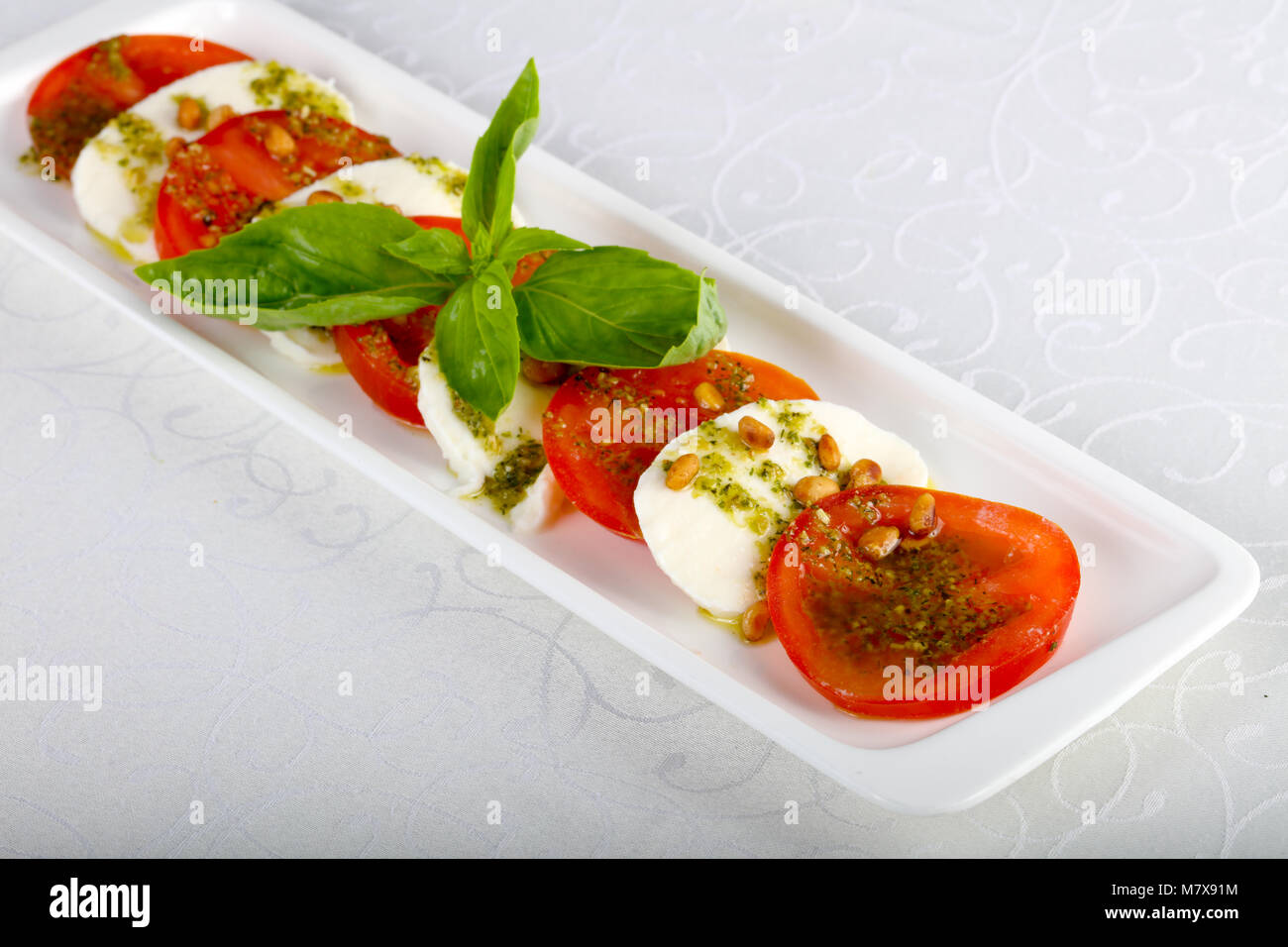 Caprese salad- Italian style Stock Photo - Alamy