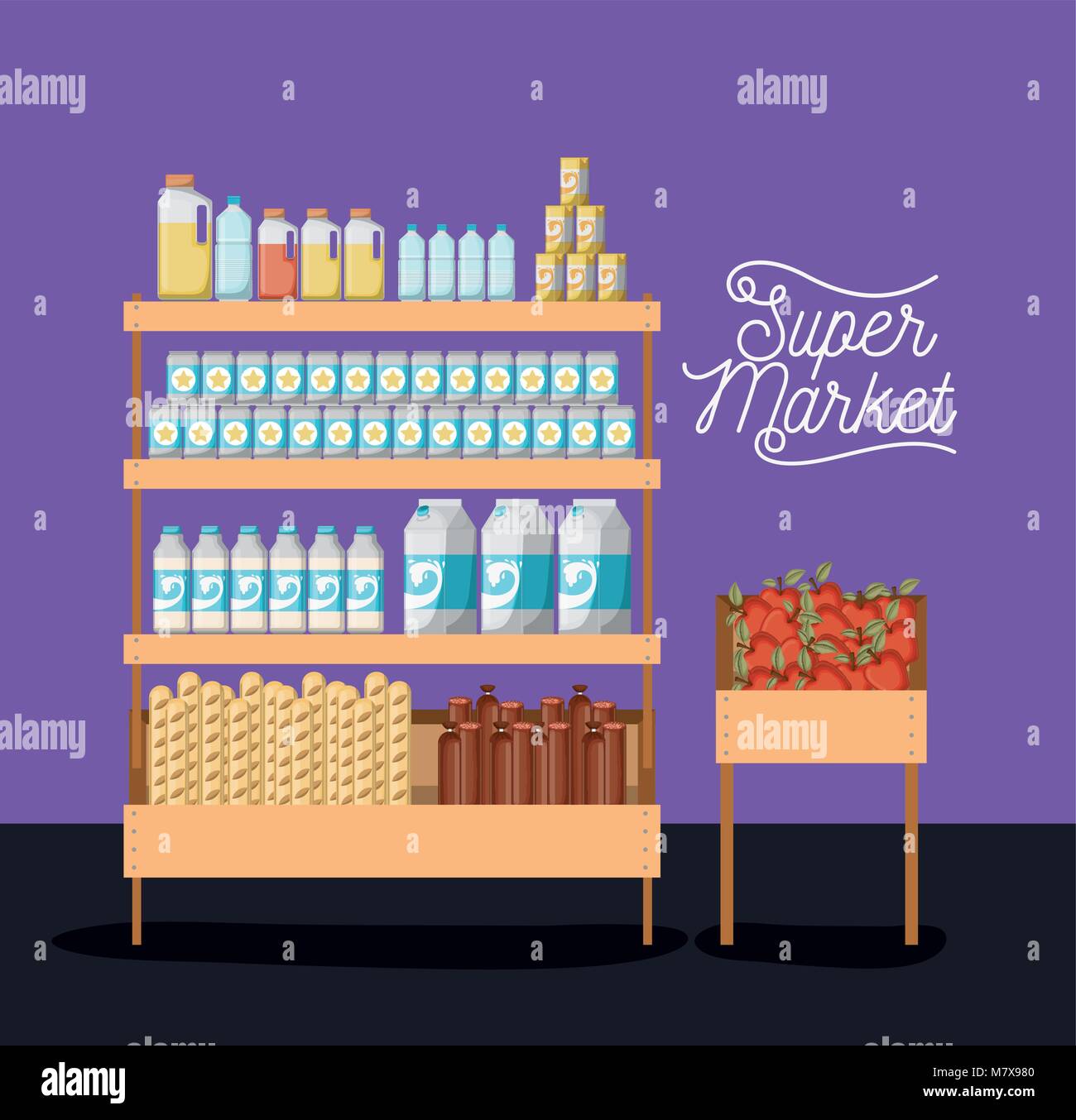 Super foods poster hi-res stock photography and images - Alamy