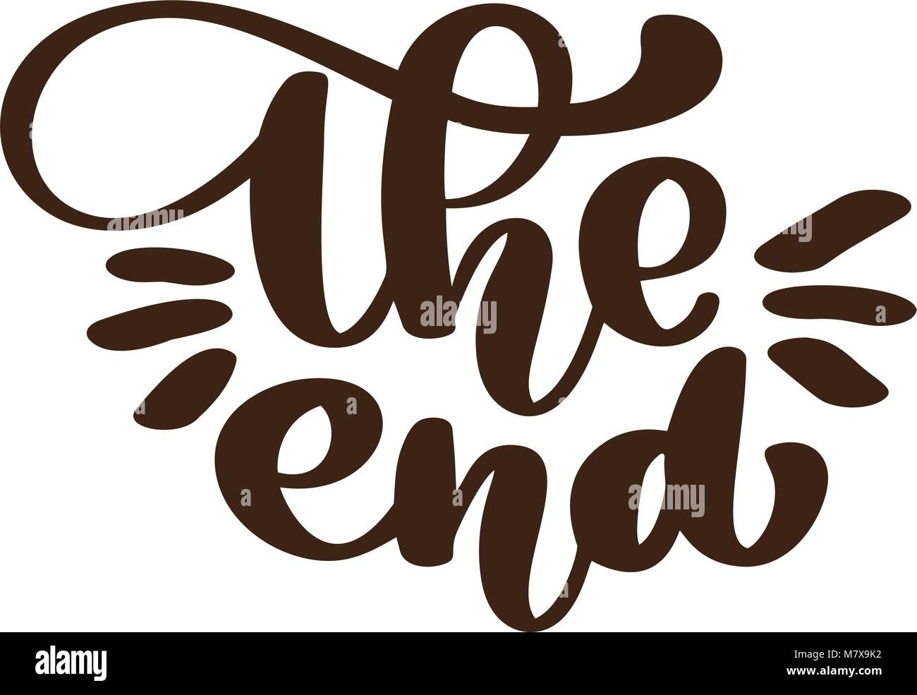 Movie ending screen hi-res stock photography and images - Alamy