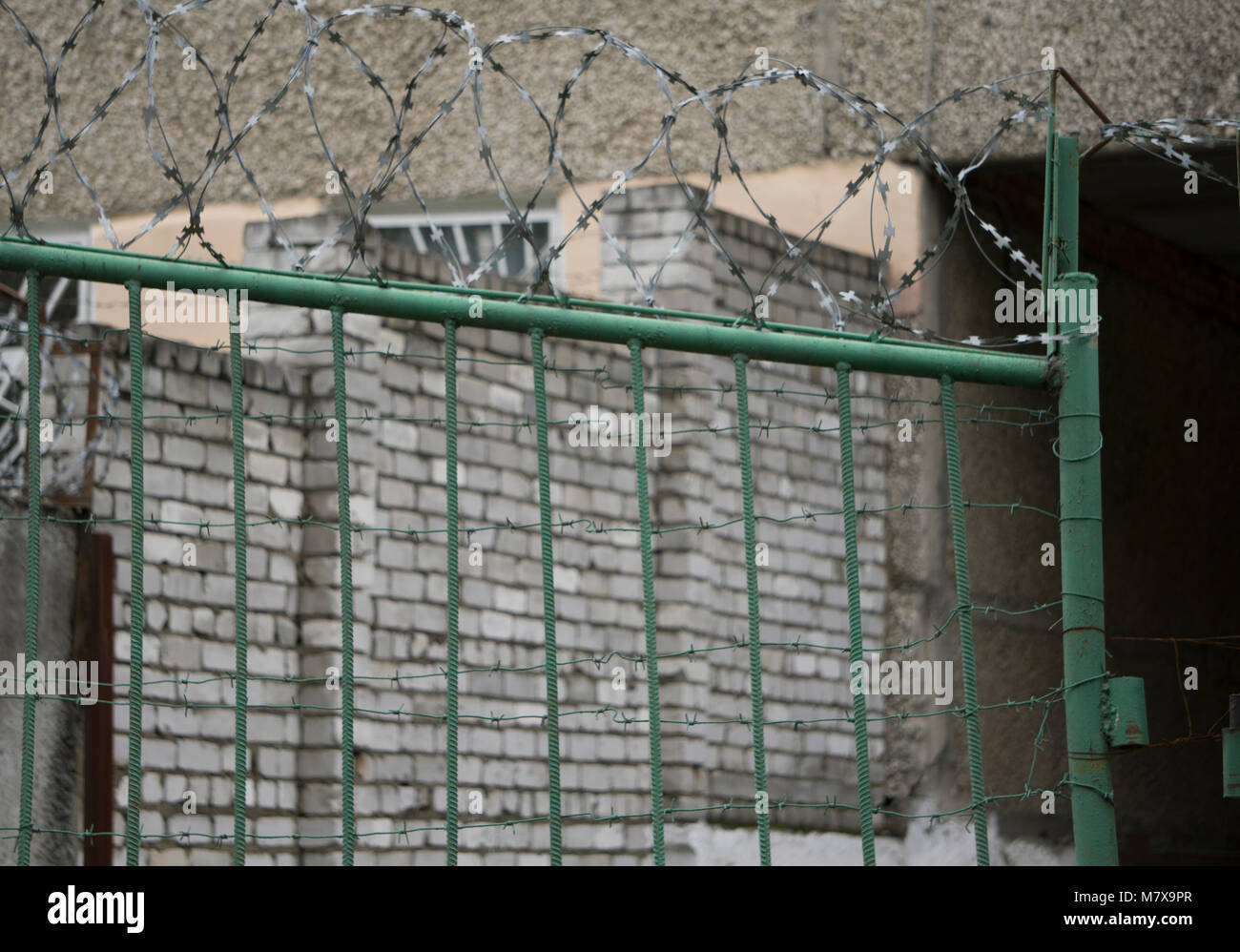 Metal gates prison hi-res stock photography and images - Alamy