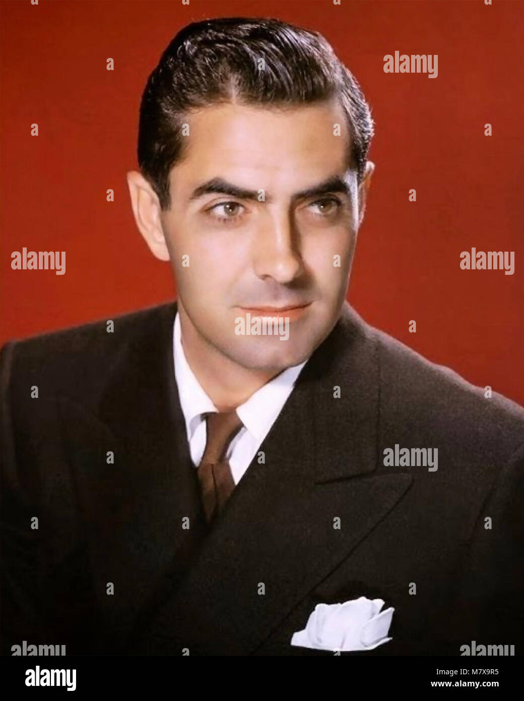 TYRONE POWER (1914-1958) American film actor about 1942 Stock Photo - Alamy