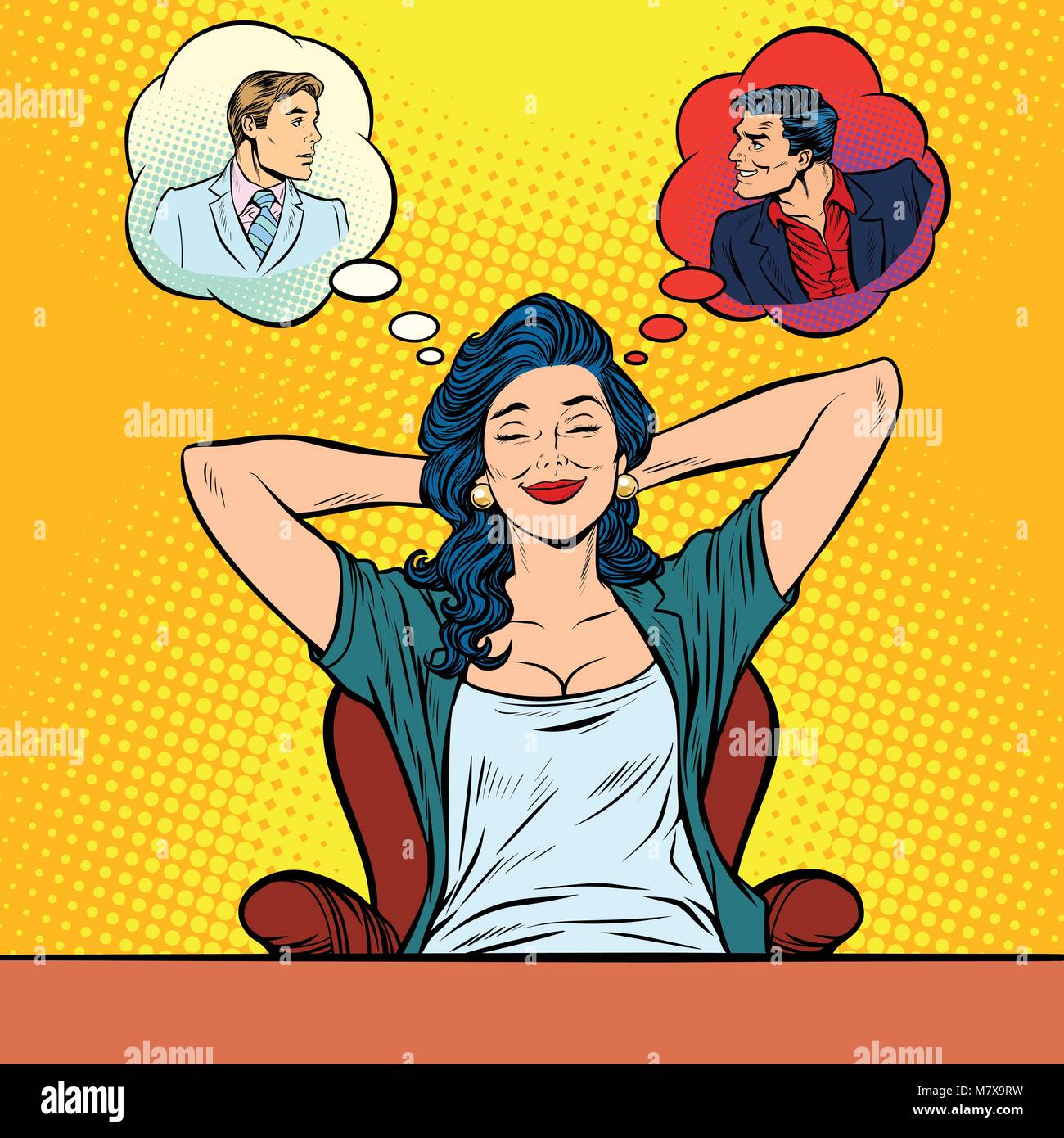 Angelic devil Stock Vector Images - Alamy