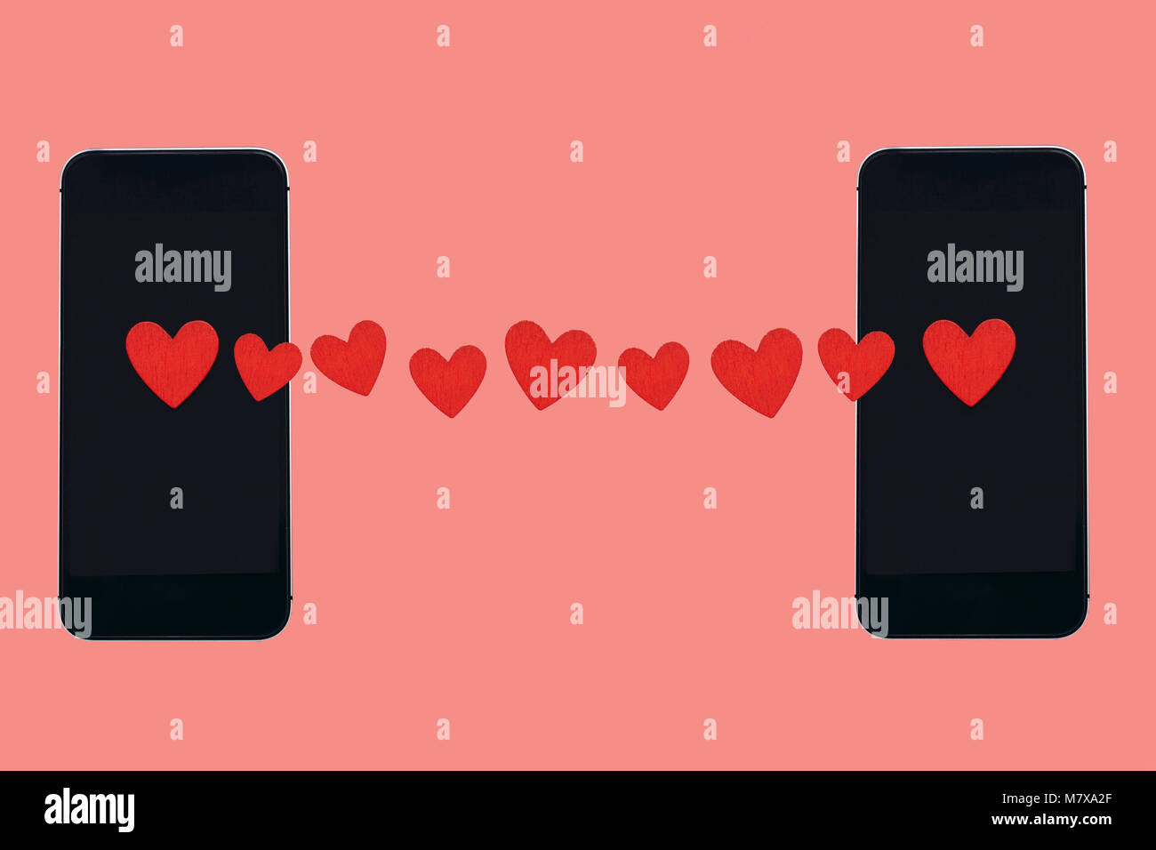 Women send message from hi-res stock photography and images - Alamy