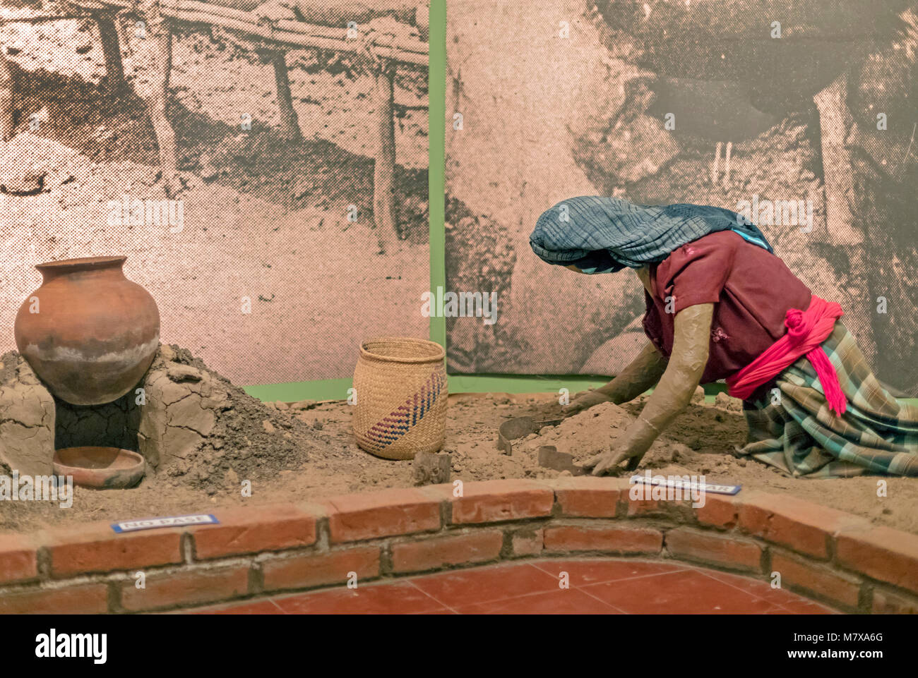 San Juan GuelavÃ­a, Oaxaca, Mexico - An exhibit in the community museum ...