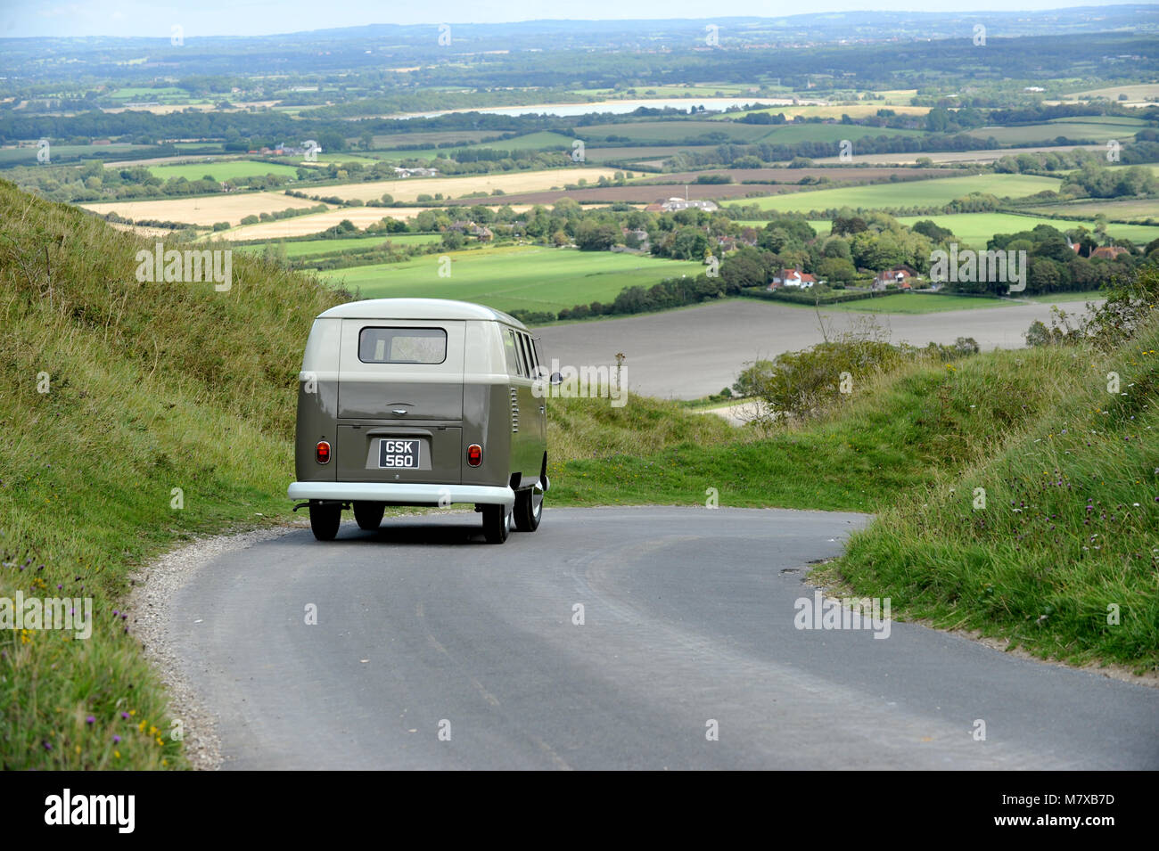 1962 Volkswagen Type 1 Split Screen Devon Caravette camper van Stock ...