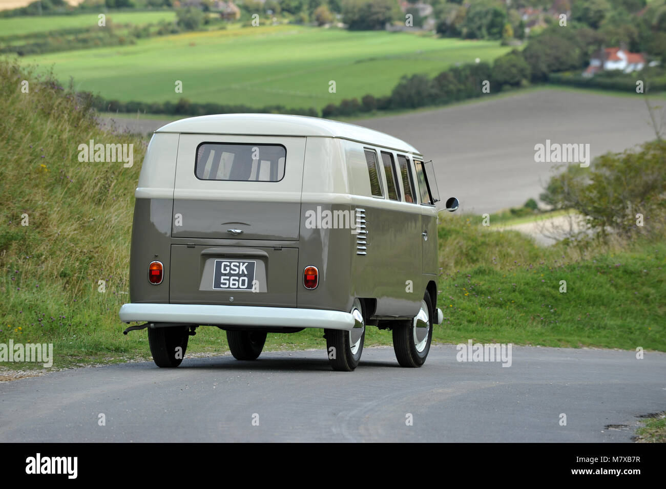 1962 Volkswagen Type 1 Split Screen Devon Caravette camper van Stock ...