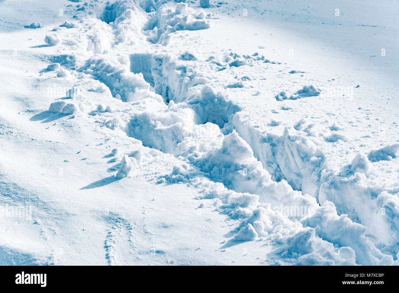 Crushed Snow, Glasgow, Scotland Stock Photo - Alamy